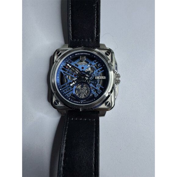 Geya | Accessories | Geya Mens Luxury Square Automatic Watch Skeleton ...